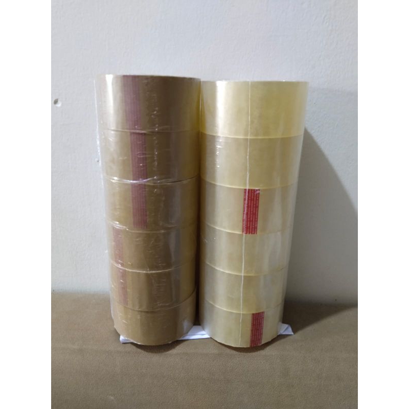 Jual Nachi Plakban Lakban 48MM x 100 Yard 2 Inch OPP Isolasi Solasi Tape Bening Coklat | Shopee ...