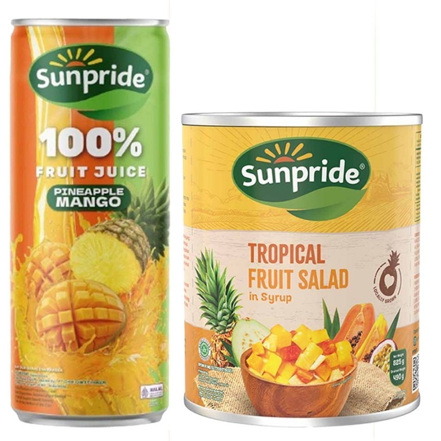 Jual Paket Sunpride Jus Buah Nanas Mangga Kaleng 220 ml Sunpride ...
