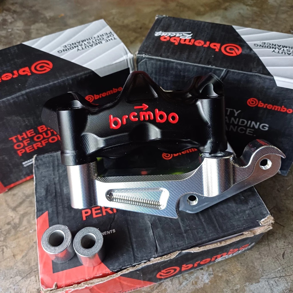 Jual Kaliper GP4RX Monoblok 4Piston Set Breket Full CNC Disc 300 & 320mm PNP Ninja R RR | Shopee ...