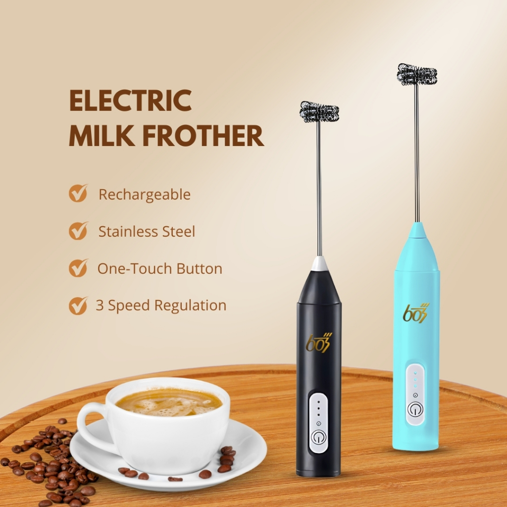 Jual Hand Mixer Mini Milk Froter SamonoHigh Speed Rechargeable | Shopee ...