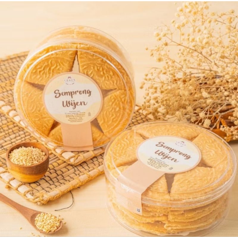 Jual Loves Semprong Rasa Wijen Kue Kering Makanan Ringan Cemilan Enak ...