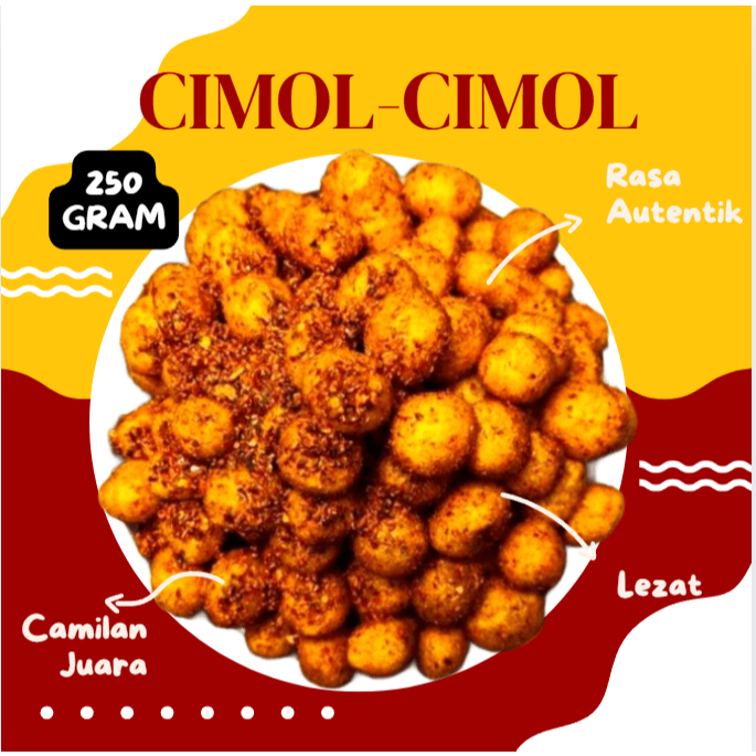 Jual Cimol Kering Crispy 250Gram Bumbu Pedas Daun Jeruk | Shopee Indonesia