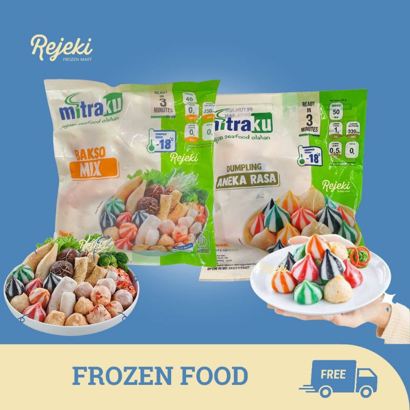 Jual Mitraku Dumpling Mix & Bakso Mix 250gr - Rejeki Frozen Mart ...