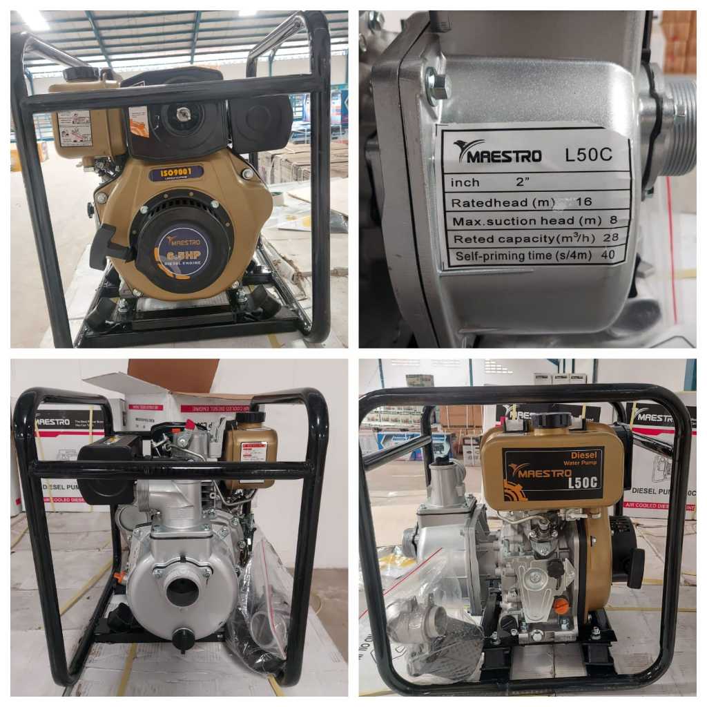 Jual Pompa Air Alkon Diesel Maestro 2 Inch L 50 C L50C L50 Pompa ...