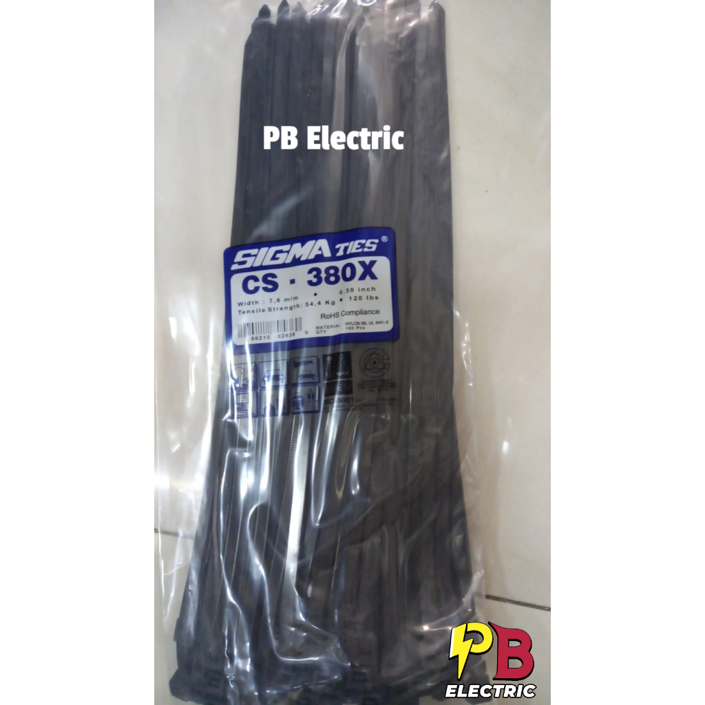 Jual Kabel Ties Sigma CS 380X (2 Pilihan Warna) | Shopee Indonesia
