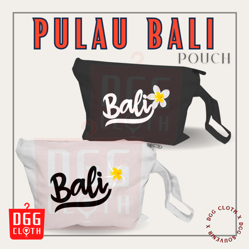 Jual DGGCloth Pouch Bali Pouch Sablon Dompet Oleh Oleh Pulau Bali Bahan ...