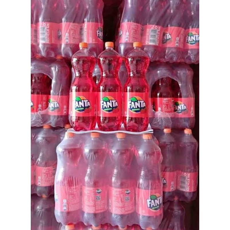 Jual Minuman Fanta Rasa Stroberi 1 Liter 1 Krat Isi 12 Pcs | Shopee ...