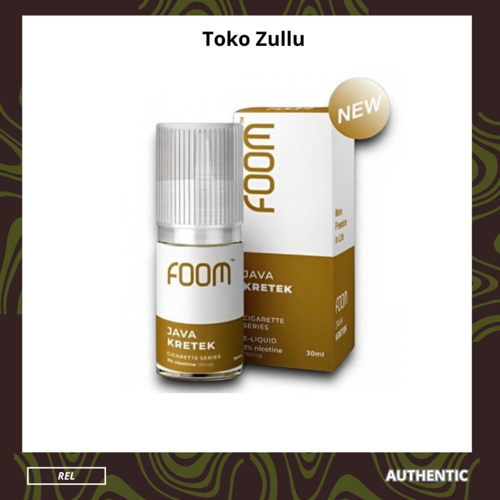 Jual liquid Foom Cigarette Series Foom Java Kretek Original | Shopee ...