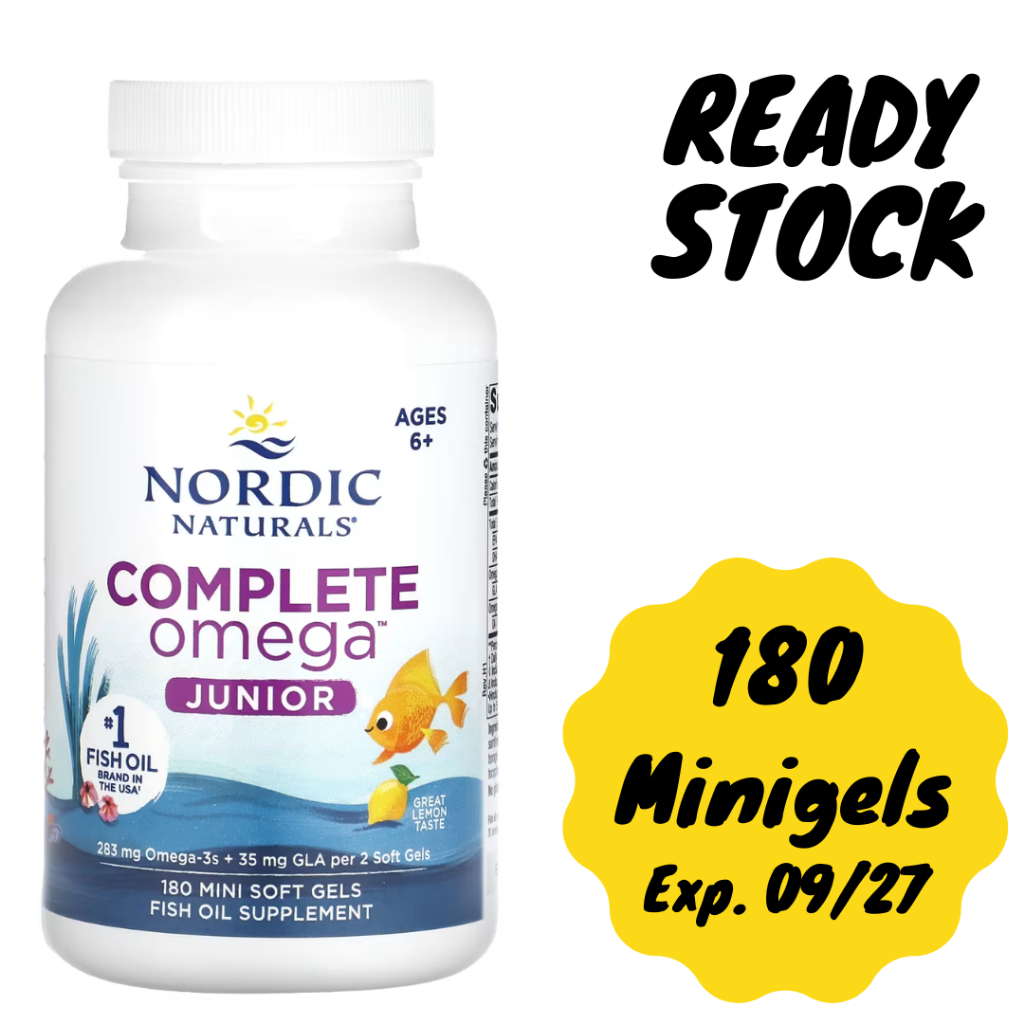 Jual Nordic Natural Complete Omega Junior Ages 6 - 12 Years | Shopee ...