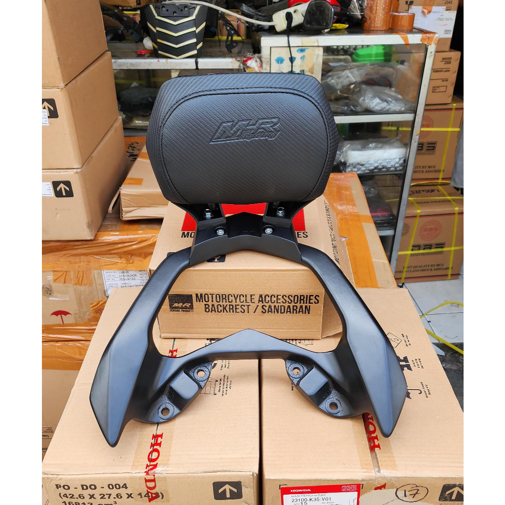 Jual Behel X3 Racing + Sandaran / Backrest MHR Racing Untuk Motor ...