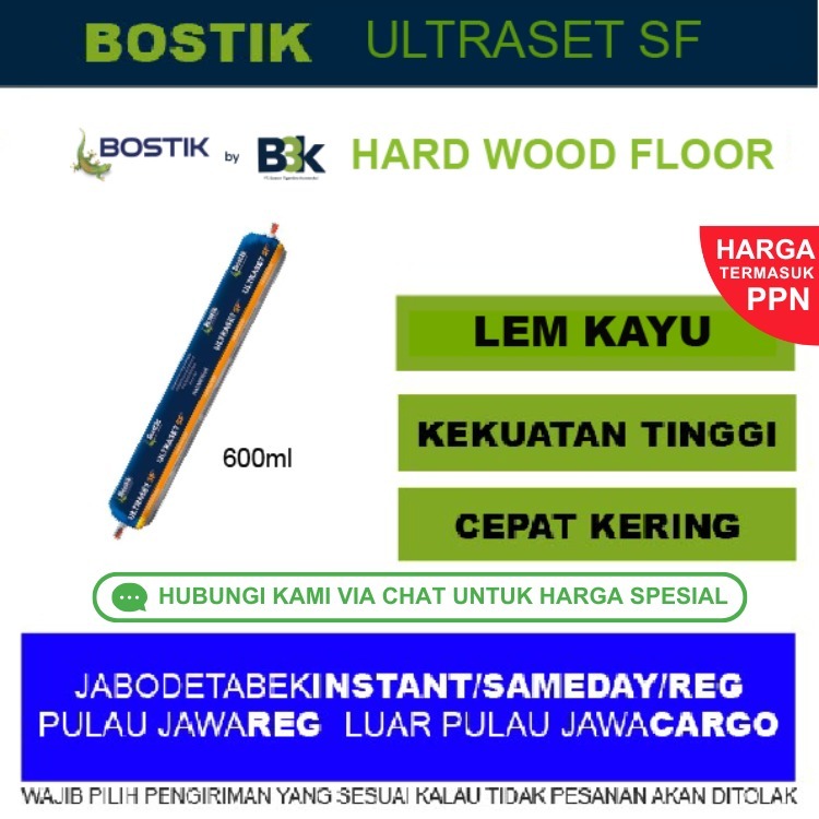 Jual Bostik Ultraset SF Lem Lantai Kayu 600 ml | Shopee Indonesia