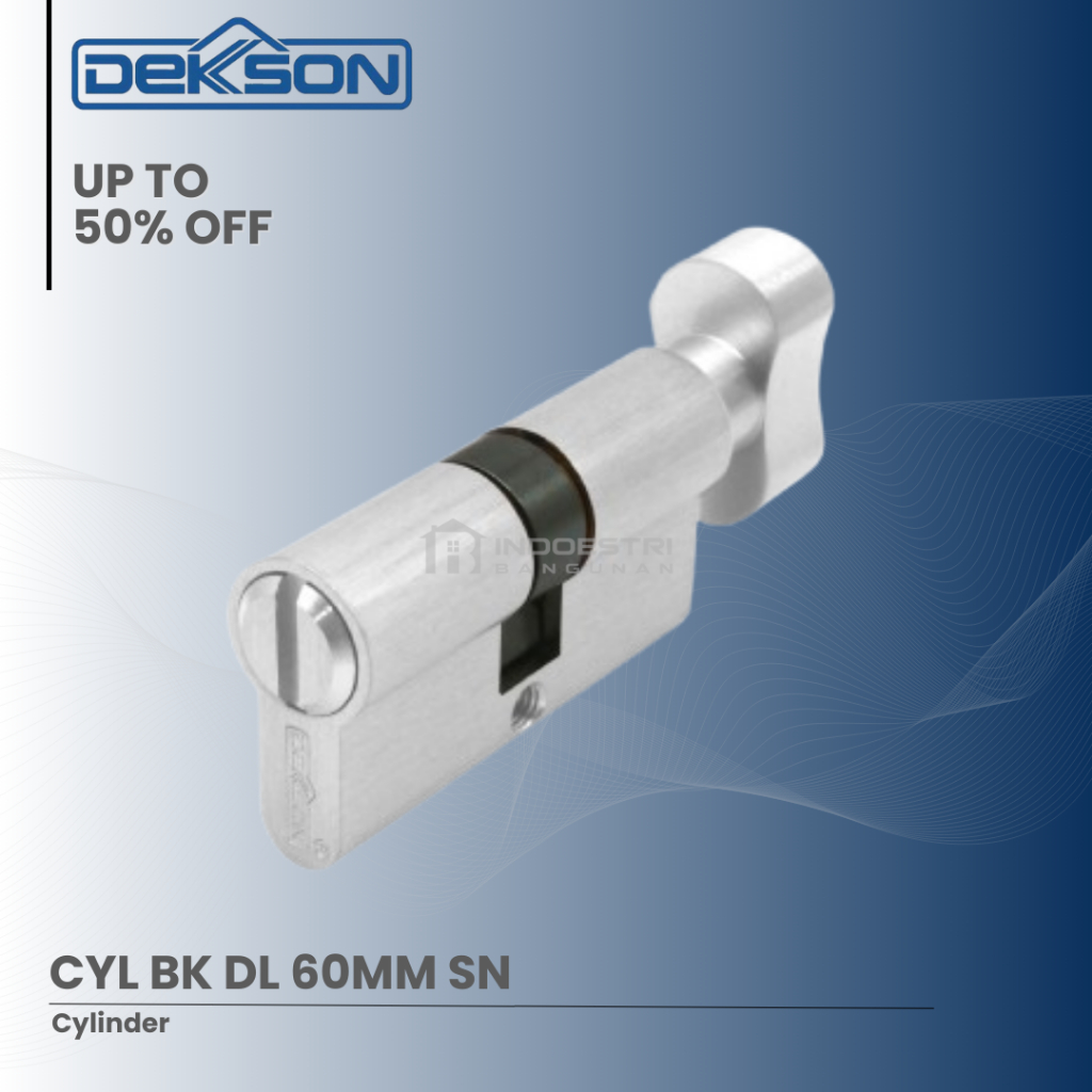 Jual Cylinder Knob Dekkson CYL BK DL 60MM SN (Tanpa Anak Kunci) | Shopee Indonesia
