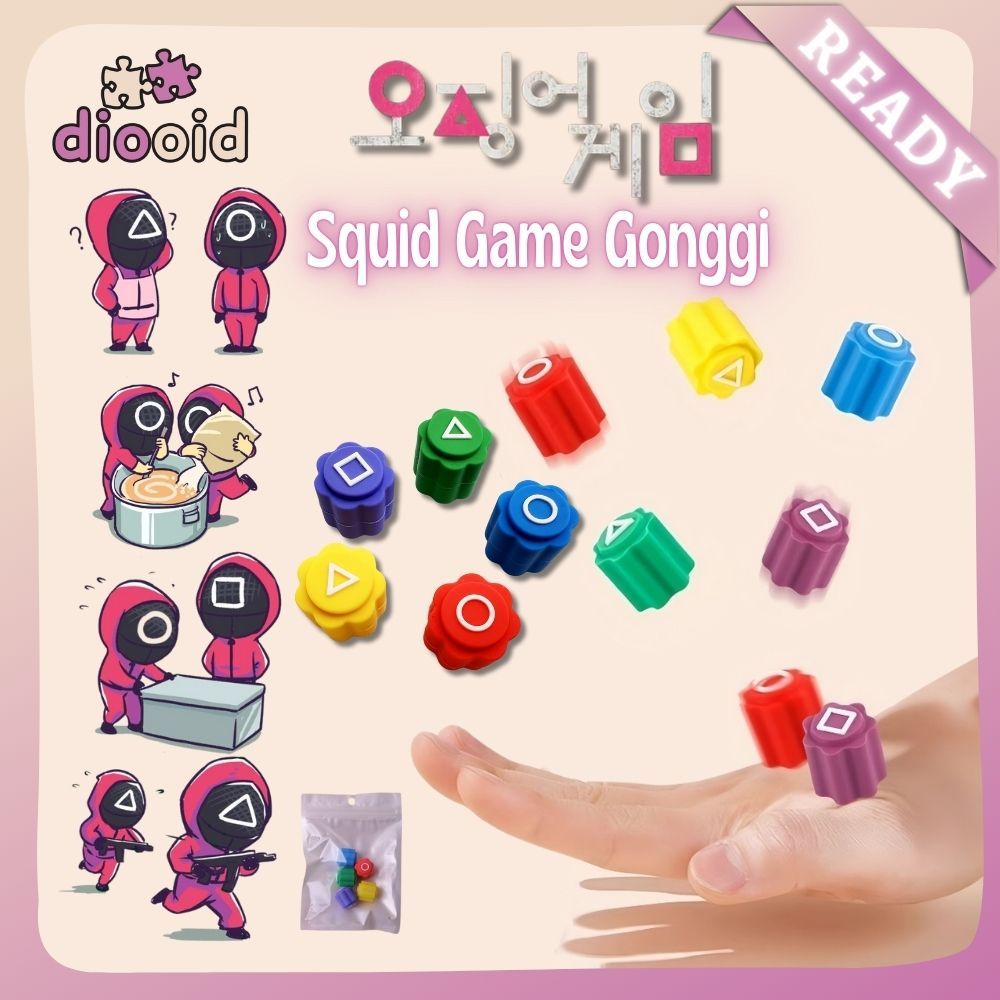Jual [Ready]Squid Game Gonggi/Gonggi Games 3D Print Board Games ...
