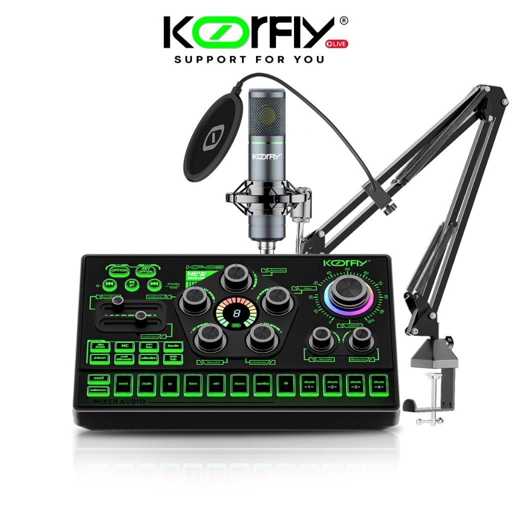 Jual Koorfly Soundcard Kf03 Kit perlengkapan audio eksternal F22pro ...