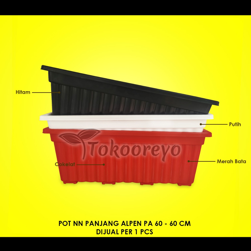 Jual POT PANJANG ALPEN PA60 - 60 CM PAKET 1 PCS - POT BUNGA VIA GOSEND ...