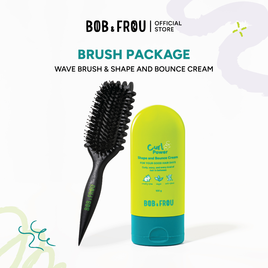 Jual BOB & FROU - The Bounce Bundle - Curl Power Wave Brush x Curl ...