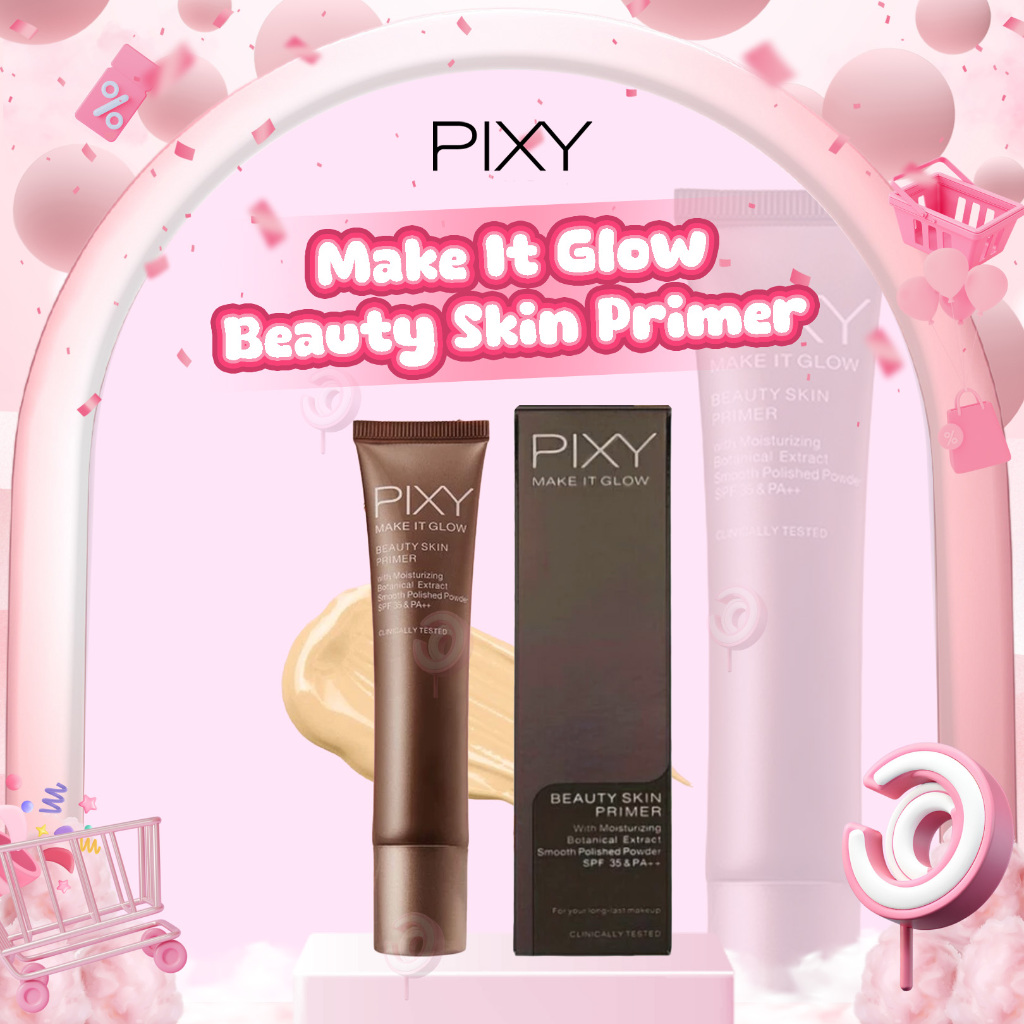 Jual PIXY - MAKE IT GLOW BEAUTY SKIN PRIMER 101 BEIGE ( 25 ml ...