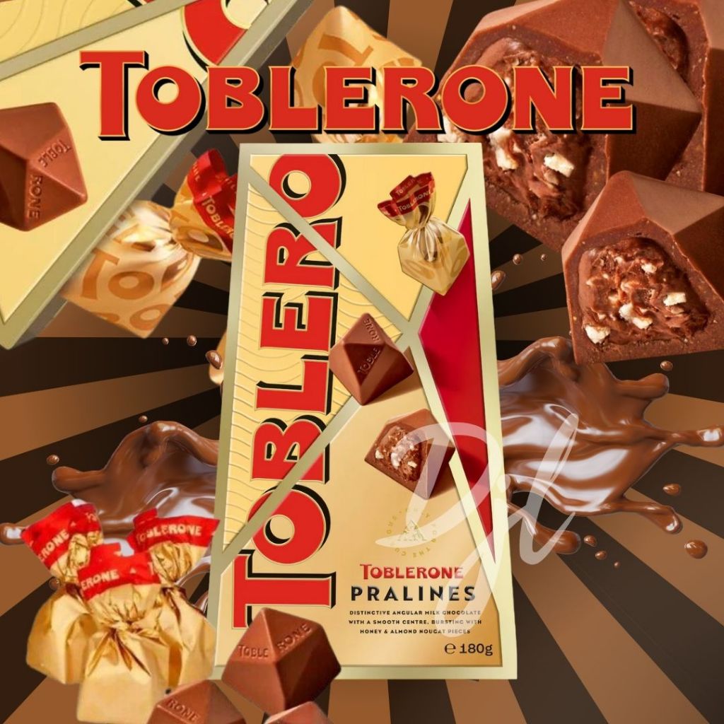 Jual Toblerone Pralines Made With Honey & Almond Nougat | Shopee Indonesia