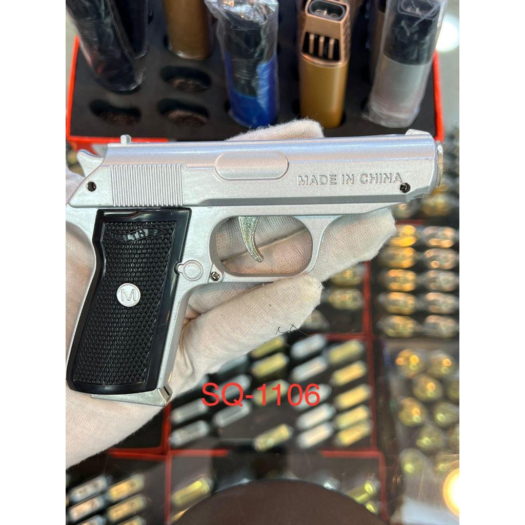 Jual PISTOL KOREK API SILVER PLUS PAJANGAN/ KOREK API GAS ISI ULANG / KOREK BARA SQ-1106(BISA ...