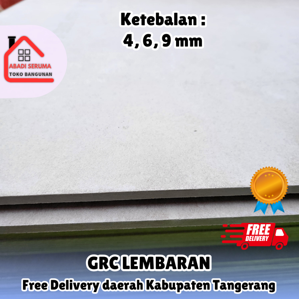 Jual TERMURAH! GRC BOARD LEMBARAN / BAHAN BANGUNAN GRC DINDING / GRC ...