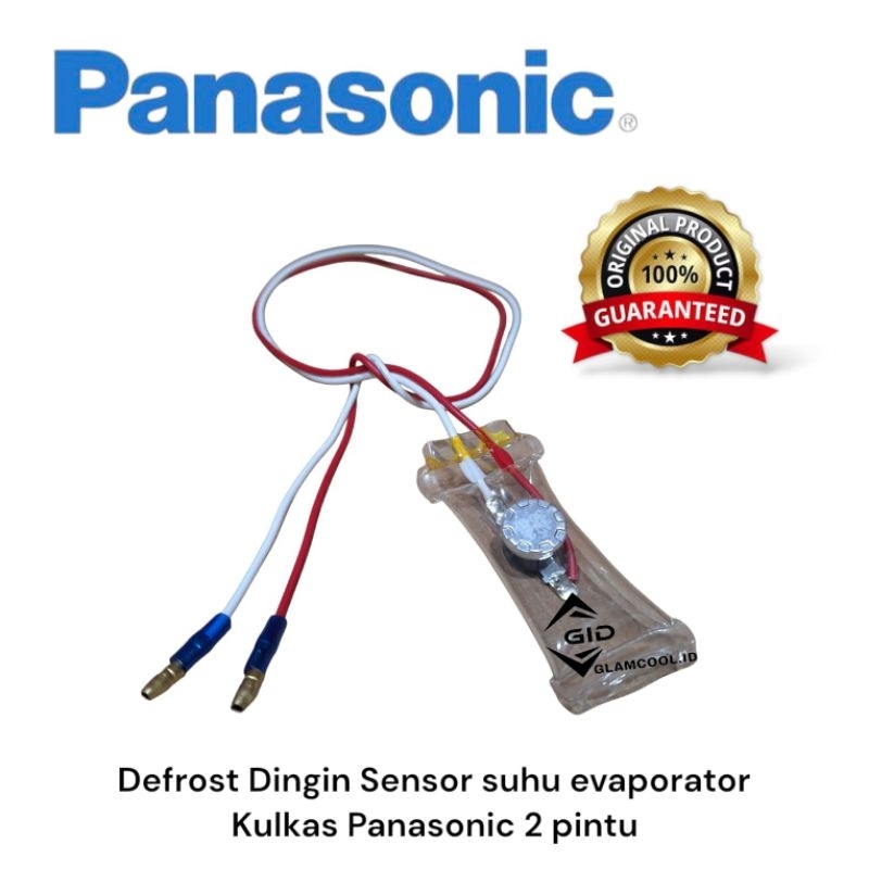 Jual BIMETAL DEFROST DINGIN SENSOR SUHU EVAPORATOR KULKAS PANASONIC 2 ...