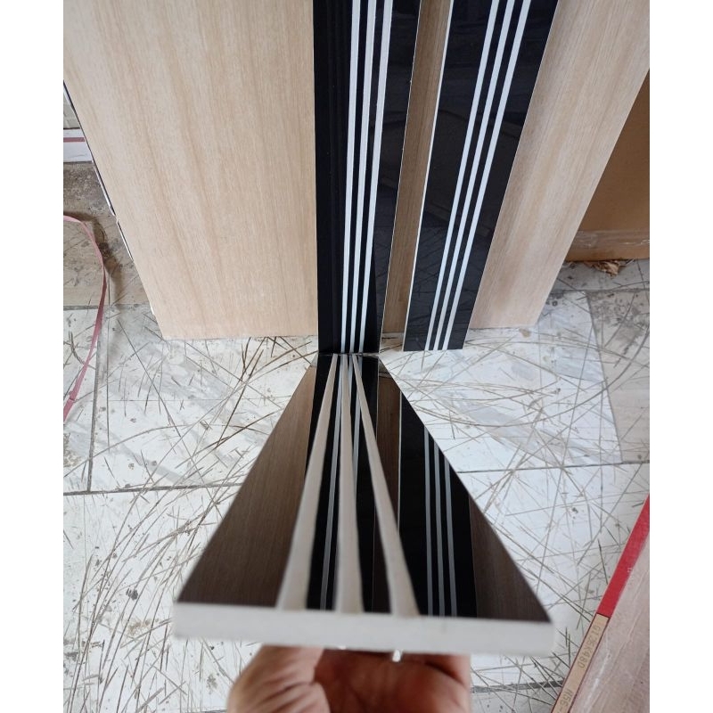 Jual List plint granite 10x60 stepnosing hitam polos glossy stepnosing ...