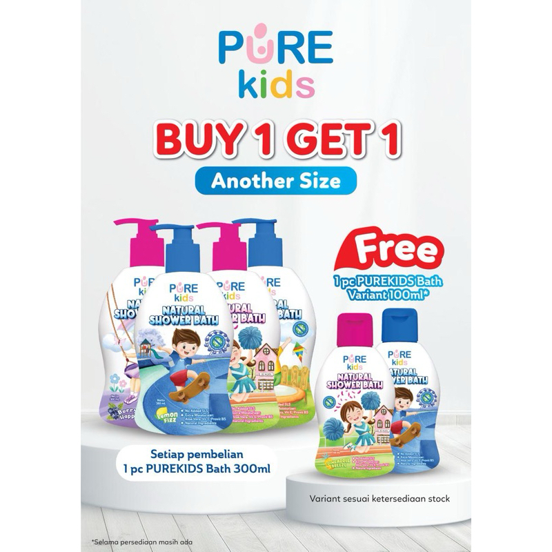 Jual Pure Kids Bath Natural Shower Sabun Anak NON SLS PH Balance ...