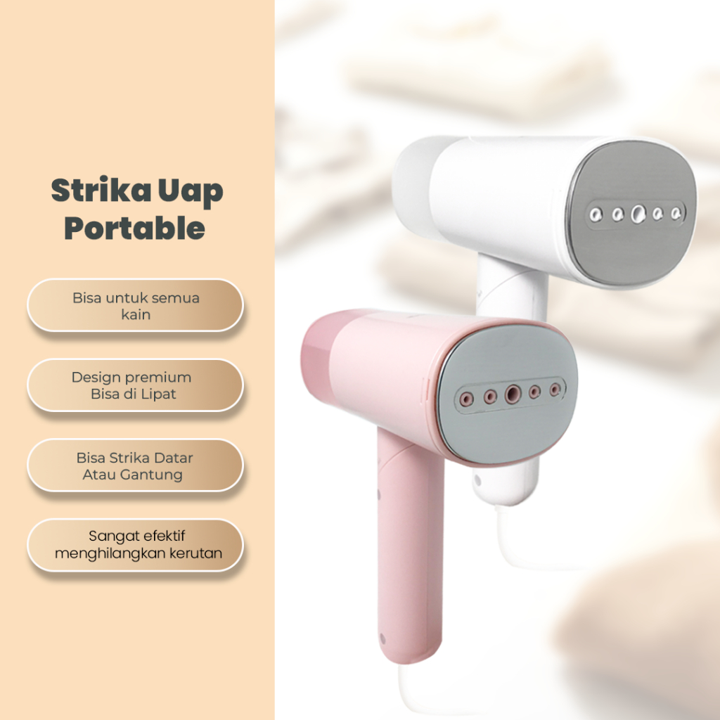 Jual Setrika Uap Portable Dorahomi Garment Steamer Traveling Bisa di ...