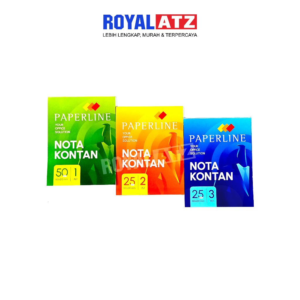 Jual Nota Kontan / Aneka Buku Nota Kertas HVS / NCR Ukuran Kecil & Besar (1/4 & 1/2 Folio ...