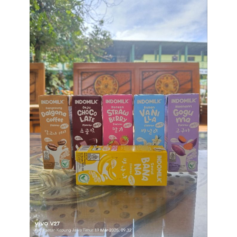 Jual susu indomilk uht korean varian baru 180 ml promo murah isi 3 pcs ...