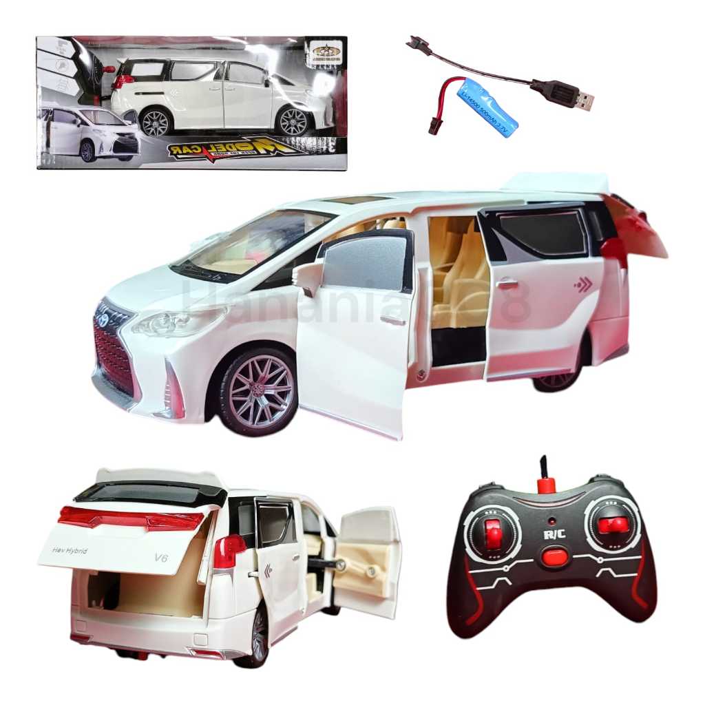 Jual Mainan Mobil RC Remote Control Alphard Bisa Buka Tutup Pintu ...