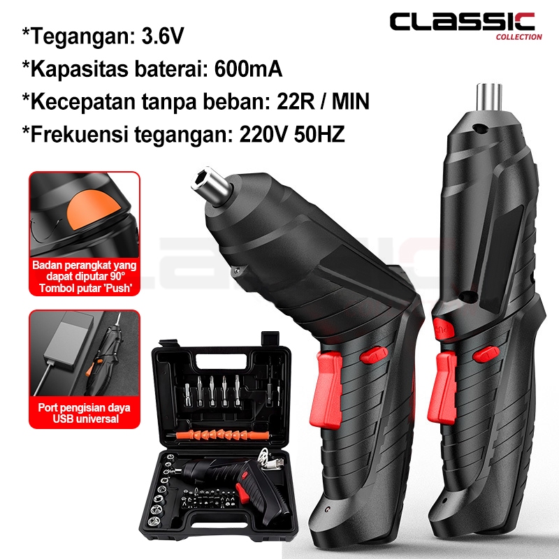 Jual Obeng Listrik Screwdriver Cordless Mesin Bor Bateraiobeng Listrik ...