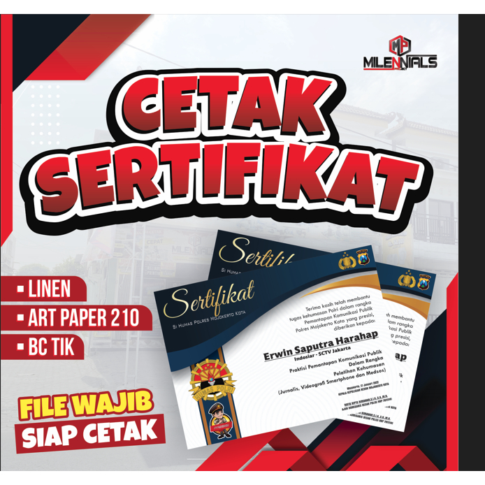 Jual CETAK / PRINT SERTIFIKAT PIAGAM MURAH FULL COLOR - ANTI LUNTUR ...