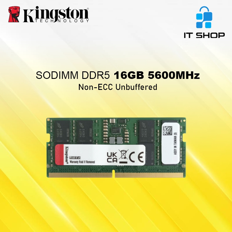 Jual Kingston Memory Sodimm 16GB DDR5 - 5600MHz | Shopee Indonesia