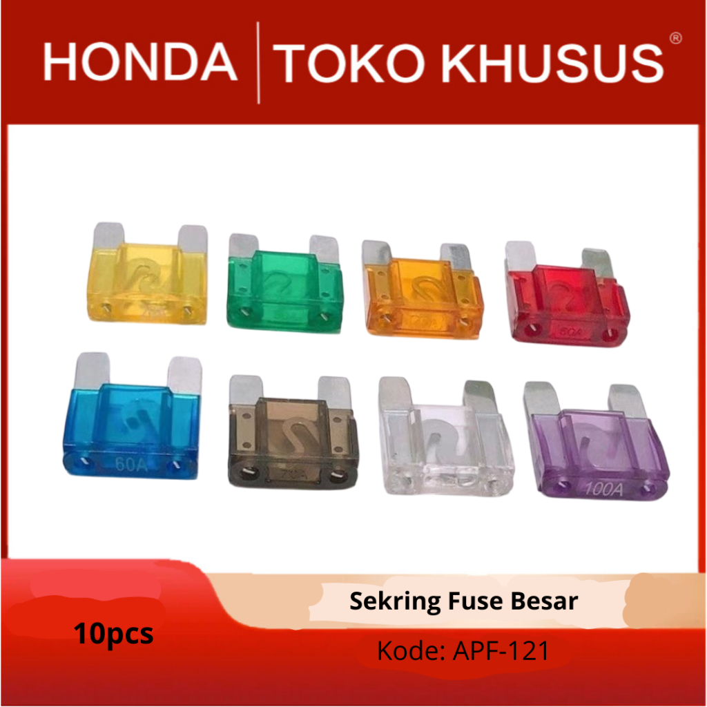 Jual Sekring Fuse Besar 20A 25A 30A 35A 40A 50A 60A 70A 80A 90A 100A ...
