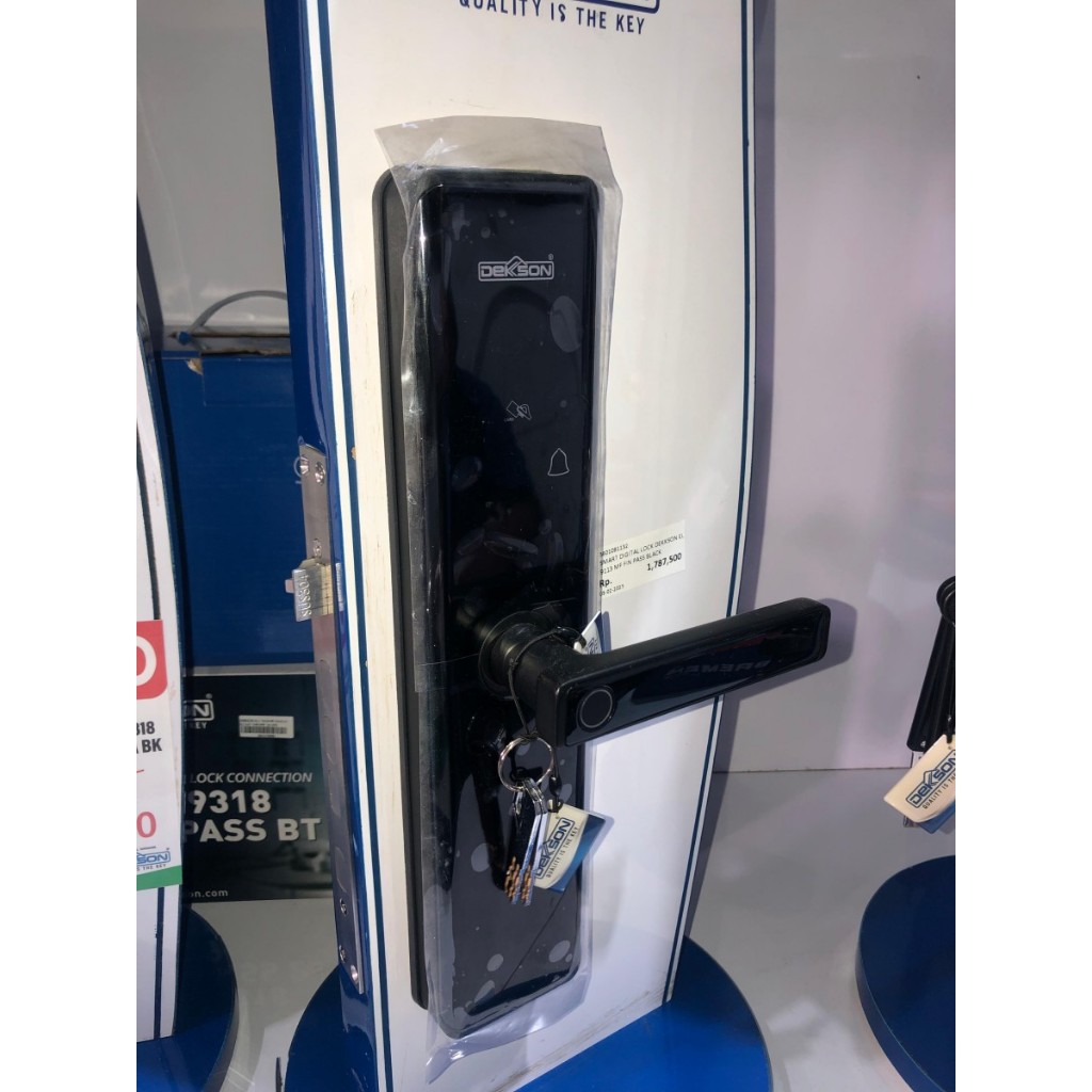 Jual DEKKSON SMART DIGITAL LOCK DEKKSON EL 9113 MF FIN PASS BLACK ...