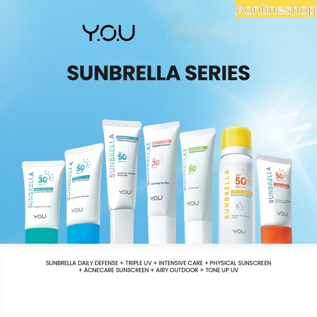 Jual AS YOU Sunbrella Sunscreen Tone Up UV Elixir / Triple UV Elixir ...