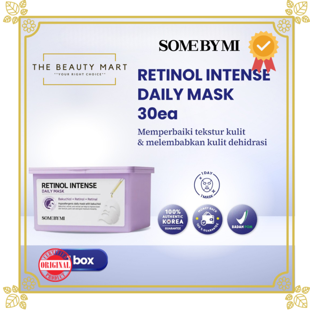 Jual SOME BY MI SOMEBYMI Retinol Intense Daily Mask (30pcs in 1 ...