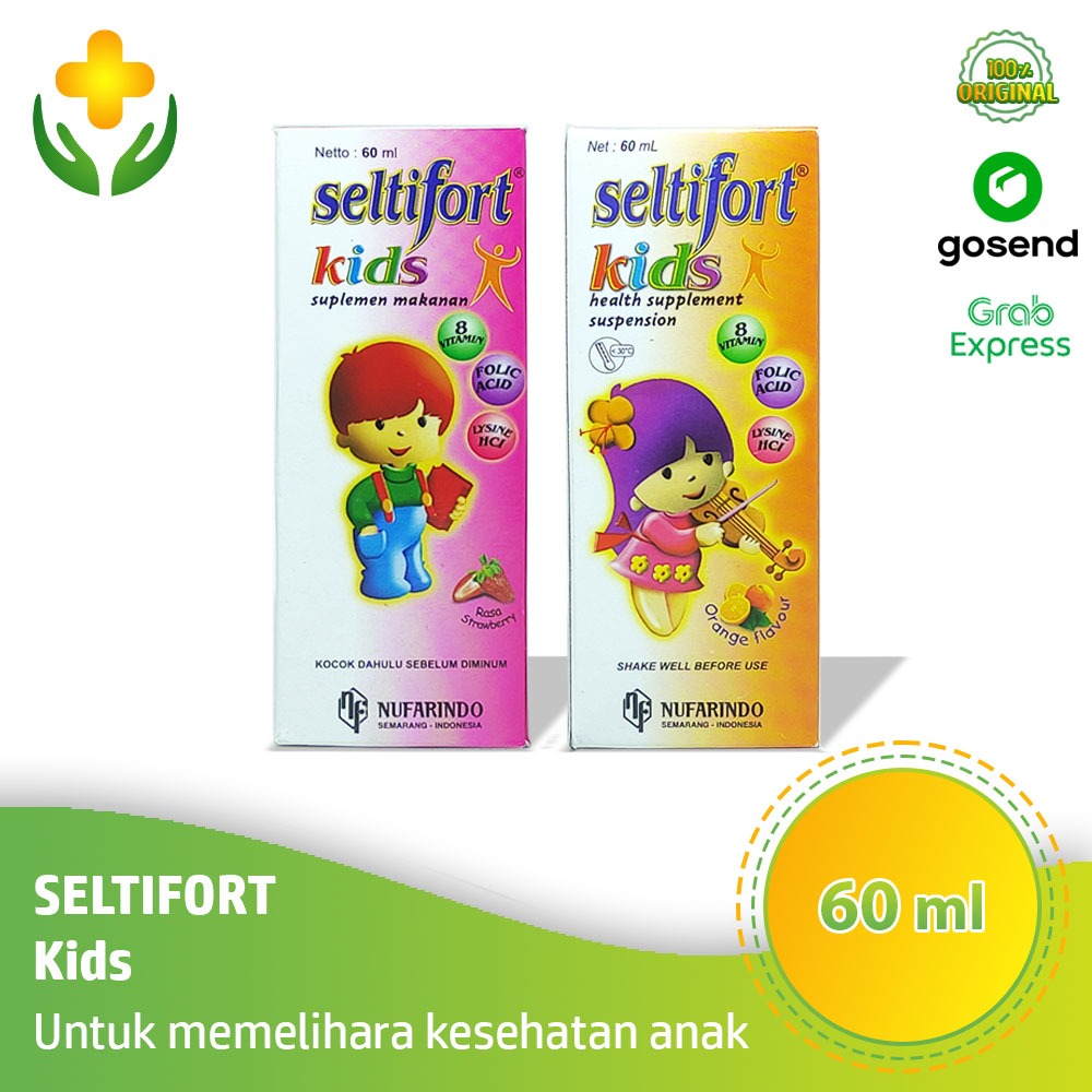 Jual Seltifort Kids Sirup 60 ml Vitamin Kesehatan Anak Masa Pertumbuhan ...