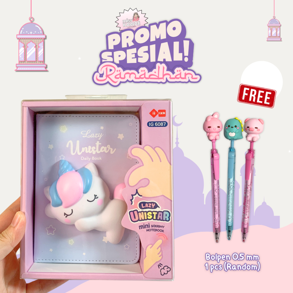 Jual Unicorn Squishy Notebook Kecil/Buku Catatan/ Buku Squishy/ Memo ...