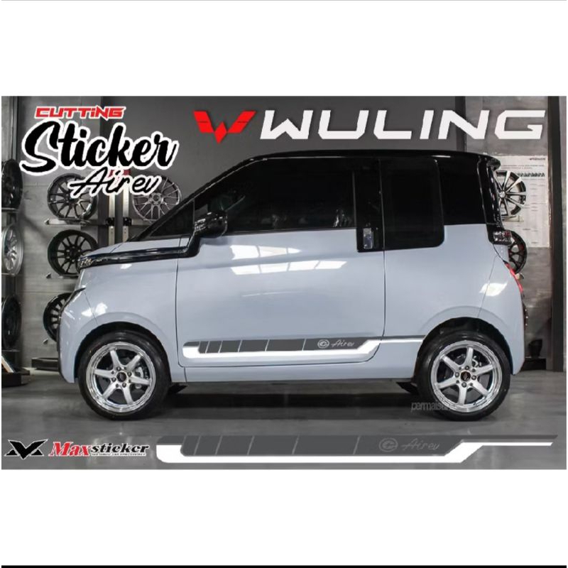 Jual cutting Sticker Wuling Air Ev Simple Concept sticker list body ...