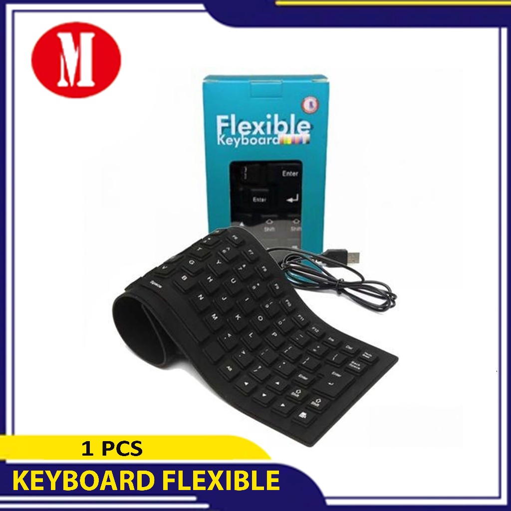 Jual KEYBOARD FLEXIBLE/keyboard flexible usb external air | Shopee ...