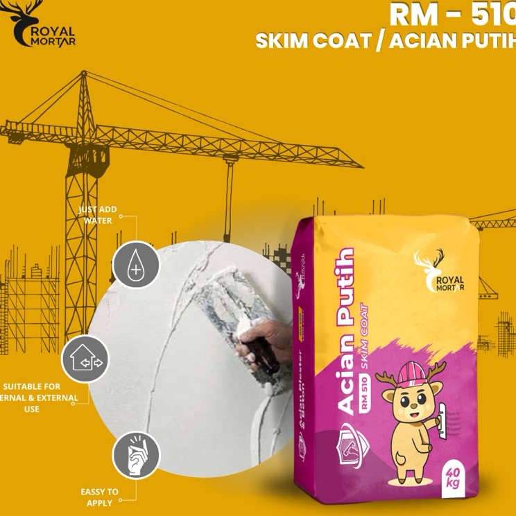 Jual Sale Semen Instan Acian Putih RM51 Royal Mor | Shopee Indonesia