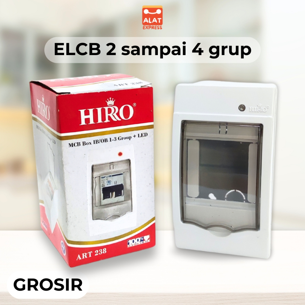 Jual Box MCB Inbow Outbow 1-3 Grup HIRO dengan LED instalasi listrik ...