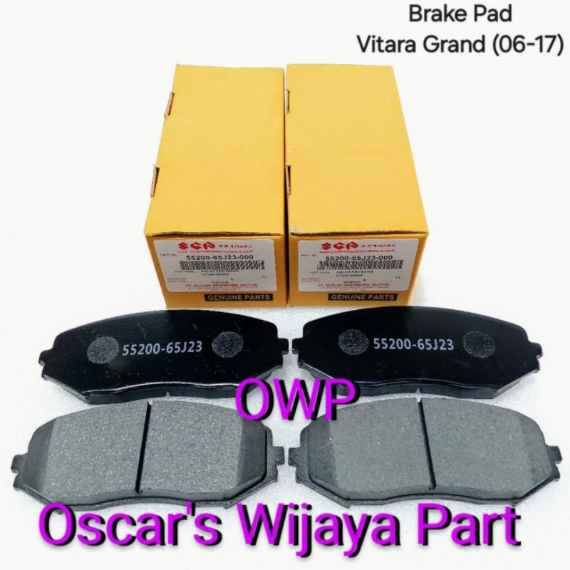 Jual BRAKE PAD/KAMPAS REM CAKRAM MOBIL SUZUKI VITARA GRAND 06-17 ...