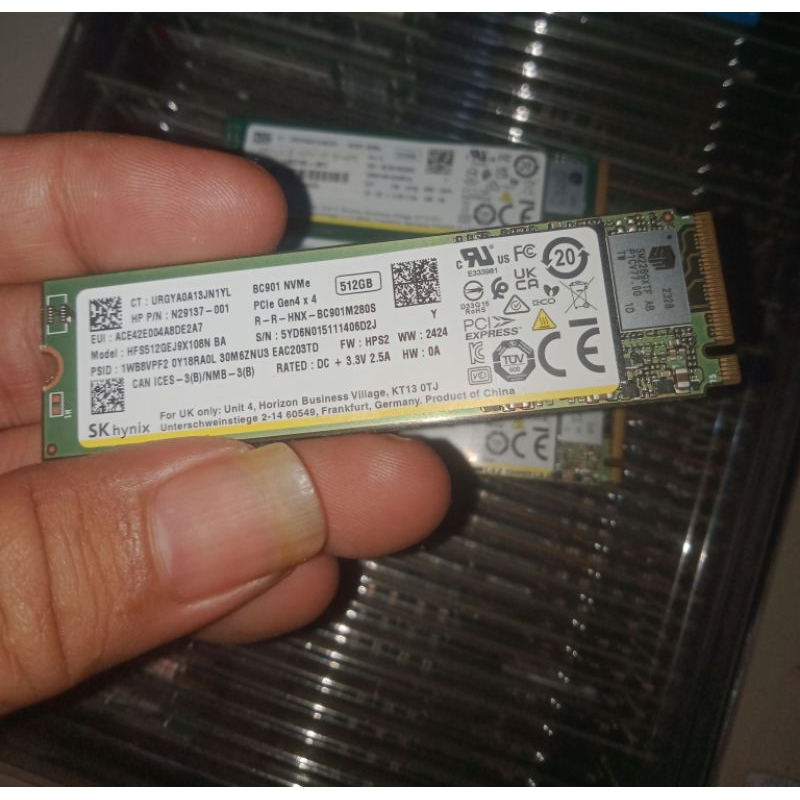 Jual SKHYNIX SOLID STATE DRIVE SSD M2 NVME 512GB PCIE GEN4 X4 NVME M.2 ...