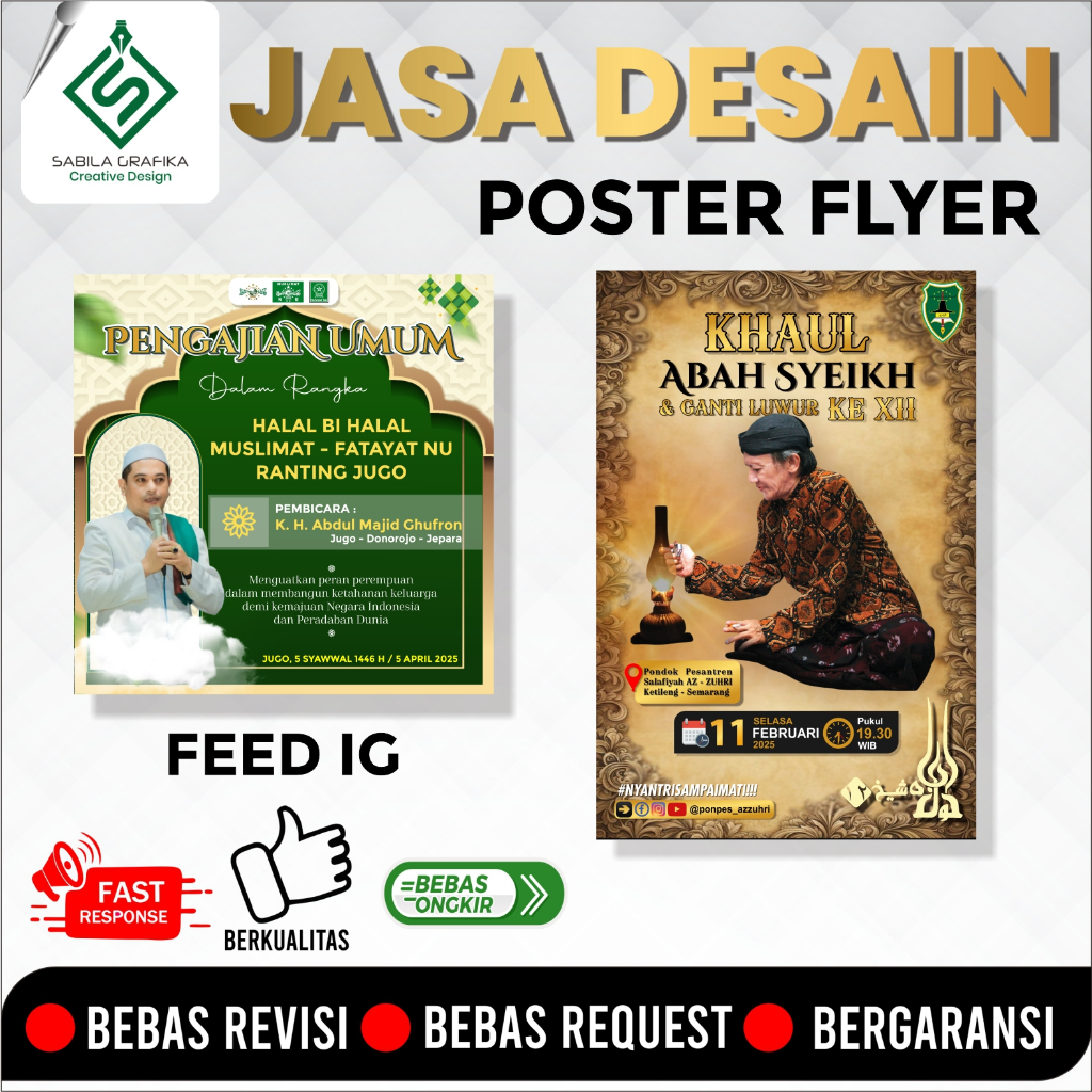 Jual Jasa Desain Poster, Flyer, menu,poster, Feed ig, Brosur sekolah ...