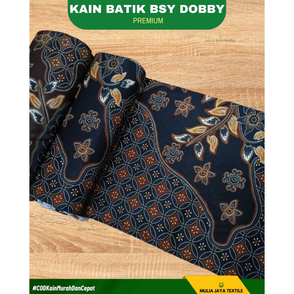 Jual Kain Batik Dobby Premium Lembut Halus Murah Meteran Bahan Batik ...