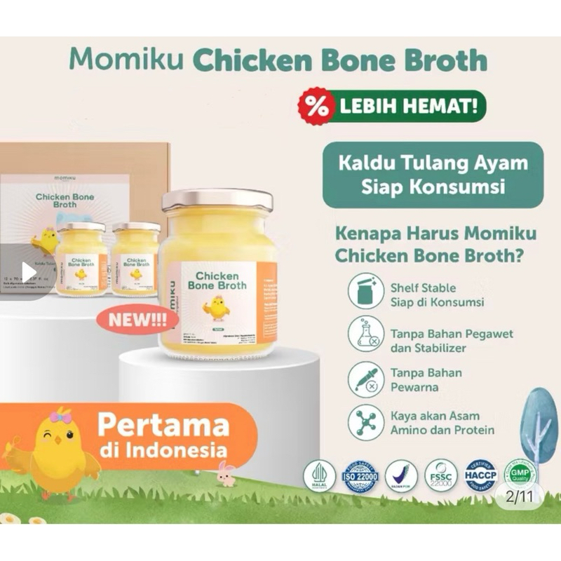 Jual REALFOOD MOMIKU CHICKEN BONE BROTH (SALTED & UNSALTED) | Shopee ...