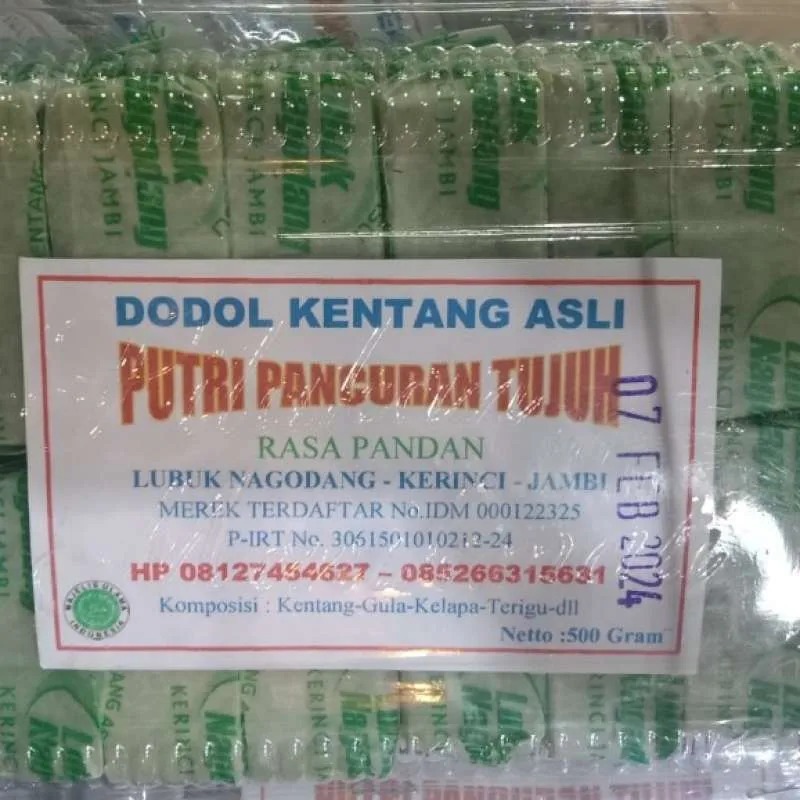 Jual DODOL KENTANG ASLI PUTRI PANCURAN TUJUH 400-500 GRAM | Shopee ...